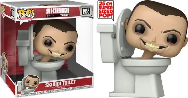 Skibidi Toilet Super Sized Jumbo POP! Vinyl Figure Skibidi Toilet 25 cm