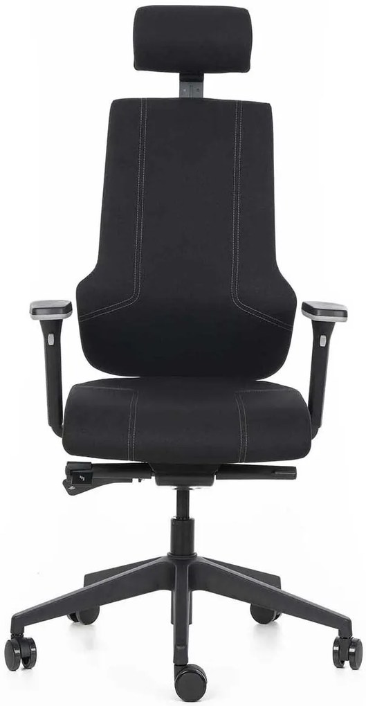 MERCURY Ergonomická kancelářská židle DELI - černá látka