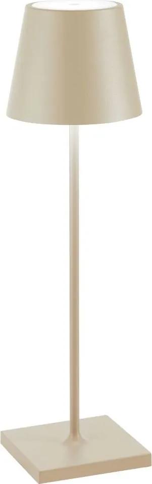 Stolní lampa Poldina 38 cm písková