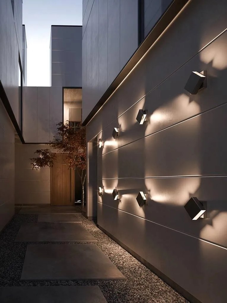 NOR 2019061003 Venkovní nástěnné svítidlo Turn 13W LED černá - NORDLUX