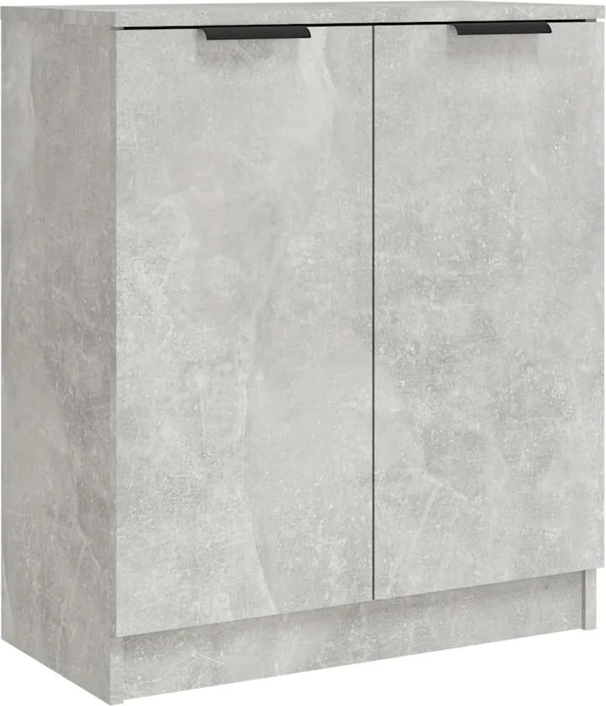 Příborníky 2 ks betonově šedé 60 x 30 x 70 cm kompozitní dřevo 3115775