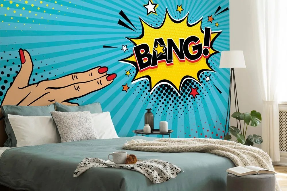 Tapeta s pop art motivem - BANG!