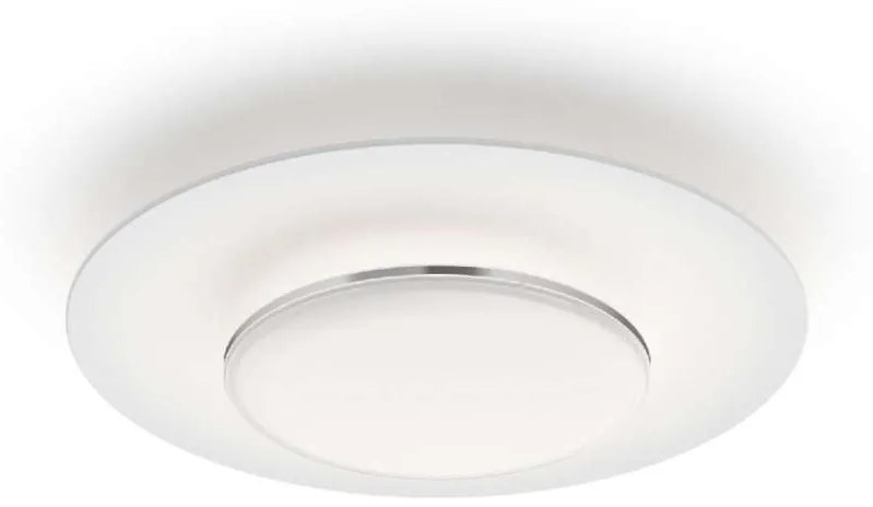 Philips Osvětlení - Stropní LED svítidlo, průměr 40 cm, 4000 K, 30 W, stmívatelné, bílá/chrom 929003315901