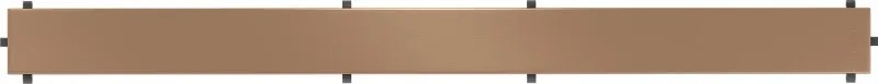 Mexen Flat M13 kryt 2v1 pro lineární odtok 60 cm, kartáčovaná měď - 1C19060