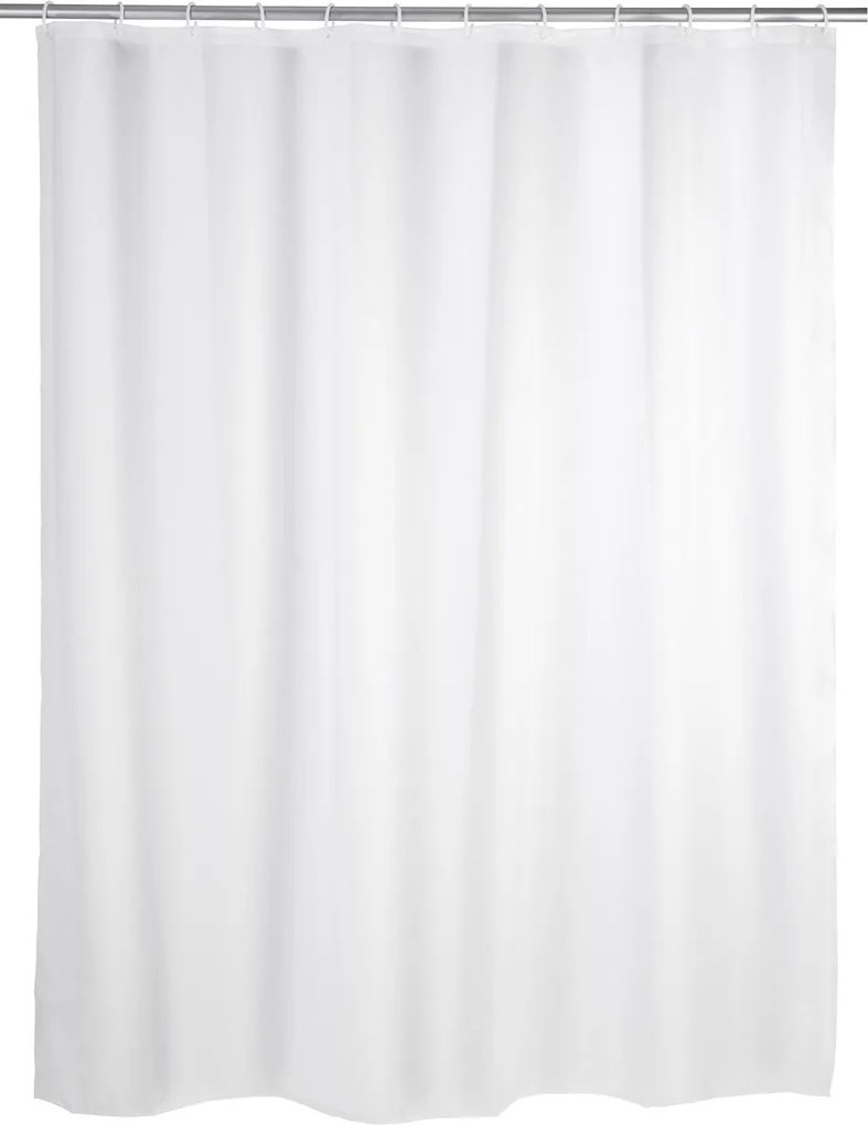 Sprchový závěs, PEVA, barva bílá, 180x200 cm, WENKO