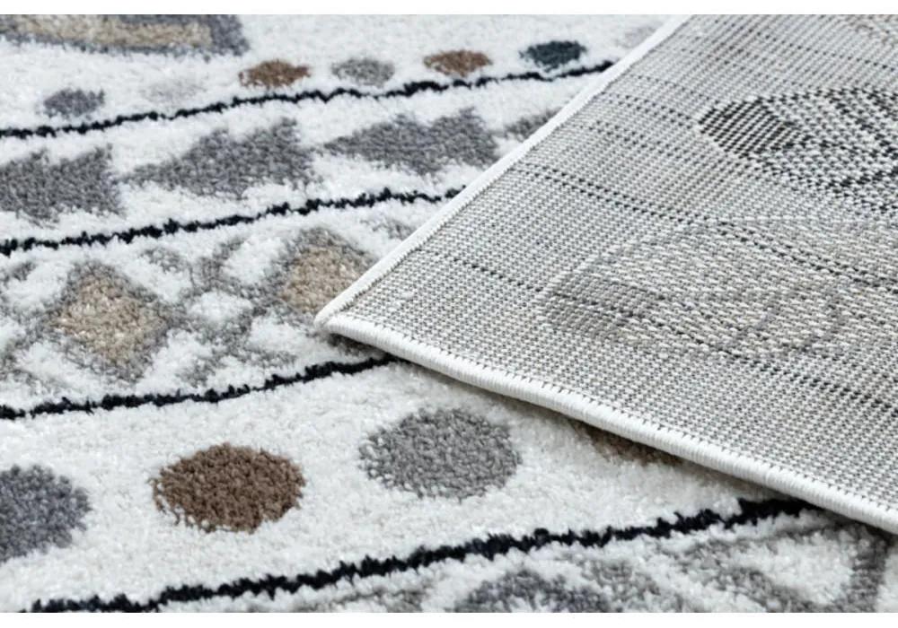 Dětský kusový koberec Pro indiány krémově bílý 180x270cm
