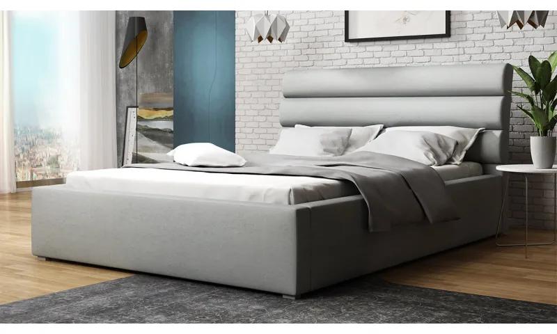 Čalouněná postel s rolovatelným roštem Exorim, Rozměr postele: 140x200, Potah: Victoria 14 868