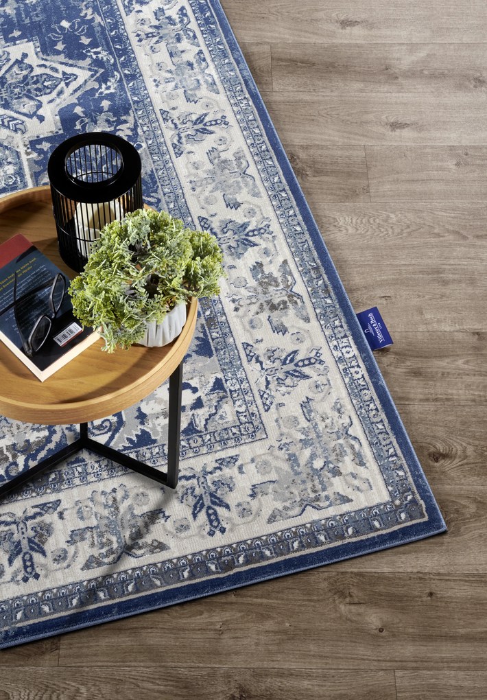 Villeroy & Boch Kusový koberec 106123 Blue, Cream, 200x280, modrá, ložnice
