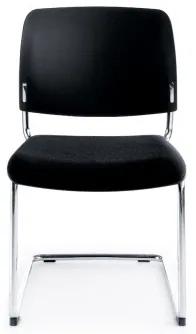 profim Konferenční židle BIT 560V s područkami Barva kostry chromová kostra GALERIE - Čalounění profim LÁTKY 1, KOŽENKY 1 / CURA, MEDLEY, SPRINT, TONAL, XTREME, VALENCIA