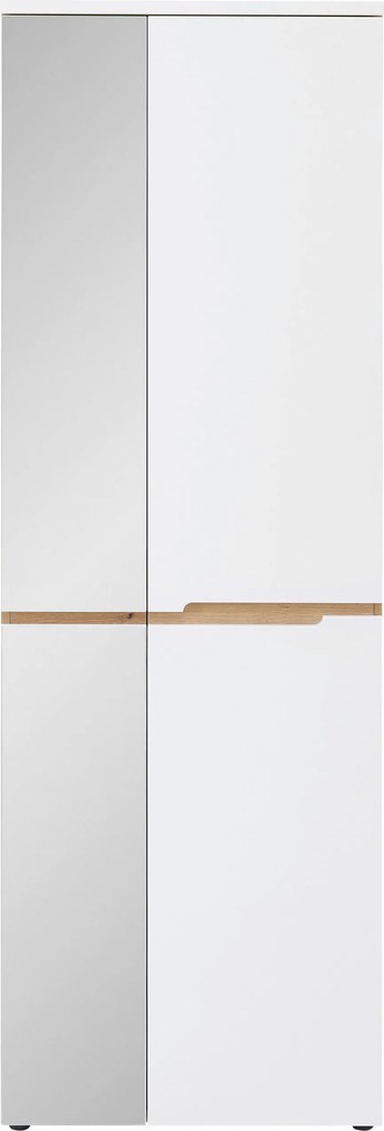 XXXLutz SKŘÍŇ NA ODĚV, bílá, dub artisan, 65/192/38 cm Voleo - Šatní skříně - 002737018101