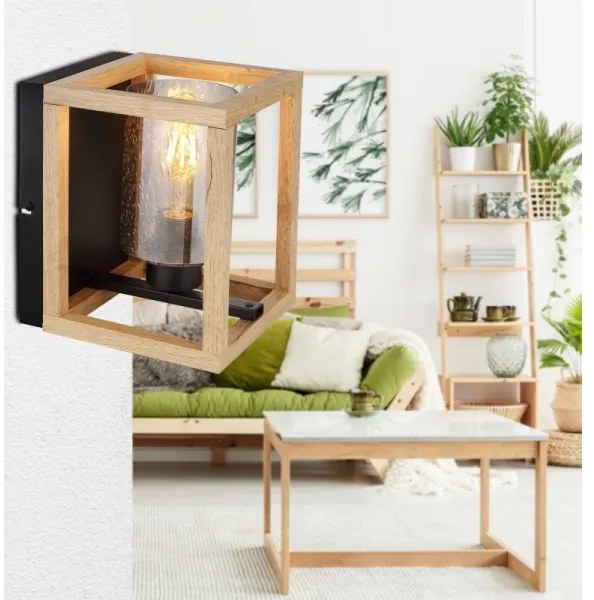 Globo 15497W - Nástěnné svítidlo PETTEY 1xE27/40W/230V