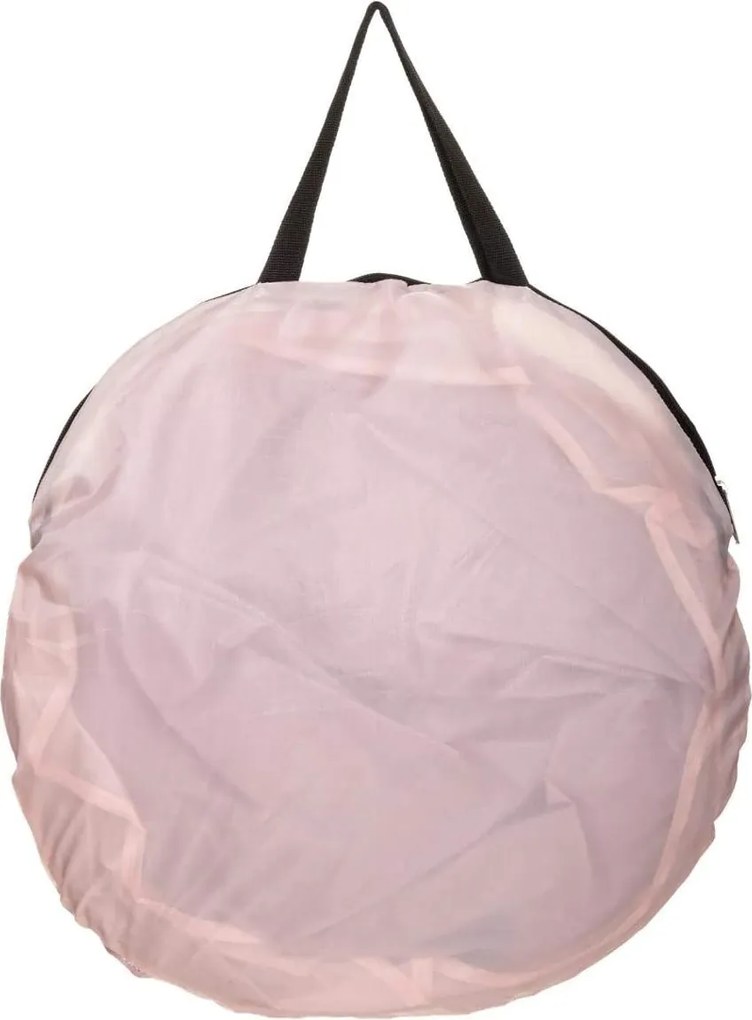 Dětský stan, O 100 cm, polyester, růžová barva
