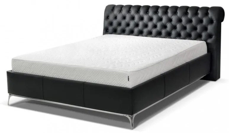 Elegantní čalouněná postel TAMPA 125 180x200 cm Ficelle 4