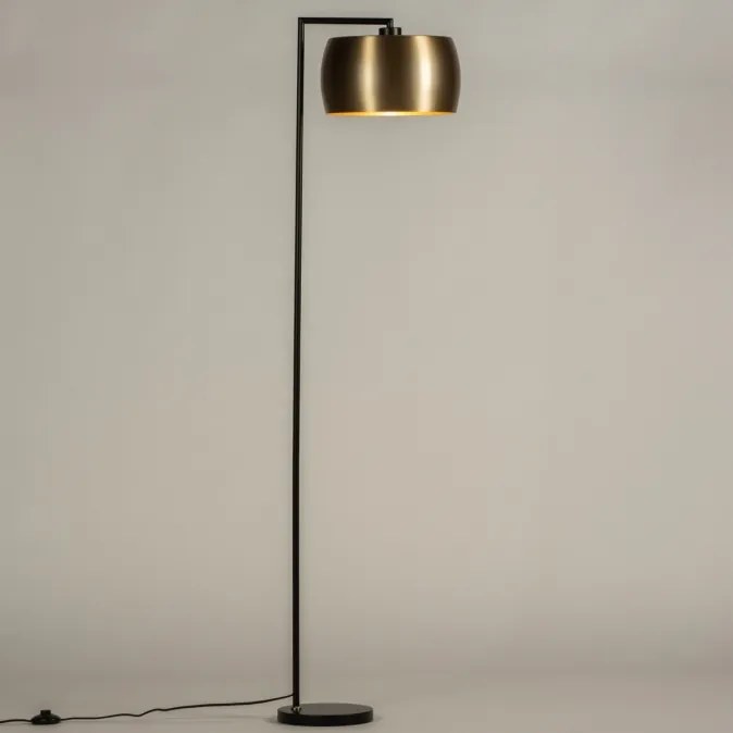 Stojací designová lampa Pallas Bond Gold