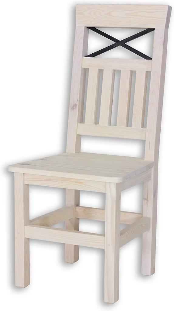 Židle z masivu SEL 15, Provence styl - K03 bílá patina | BIANO