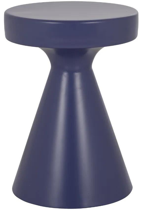 OnaDnes -20% Modrý kovový odkládací stolek Richmond Kimble I. 30 cm