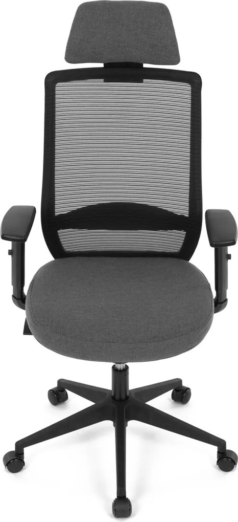 Ergonomická kancelářská židle AURELIE - černá síťovina
