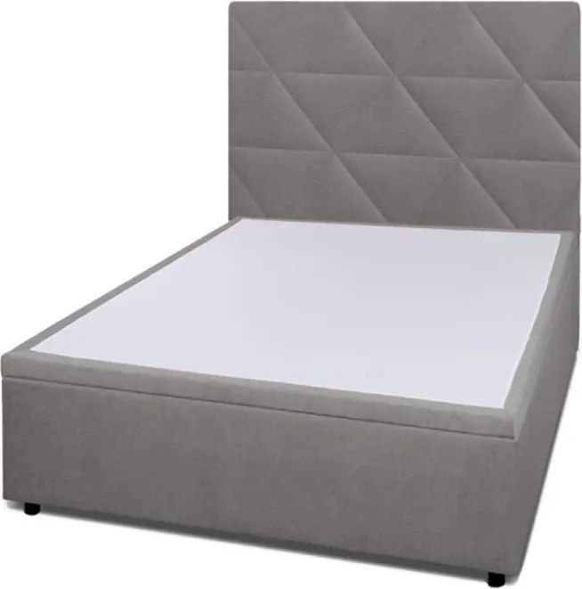 Postel Fro Caro 120x200 s roštem, úložným prostorem Mono 246, šedá