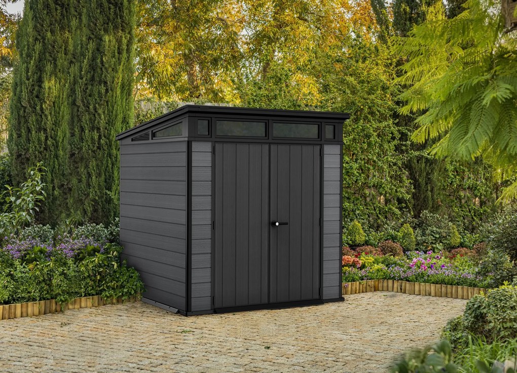 KETER CORTINA 7 x 7 zahradní domek, 216 x 218 x 226 cm, šedý 17206093