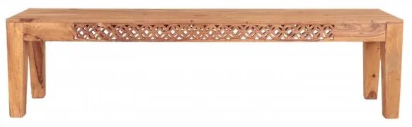 Indický nábytek - Lavice Mira 175x40 z indického masivu palisandr Only stain