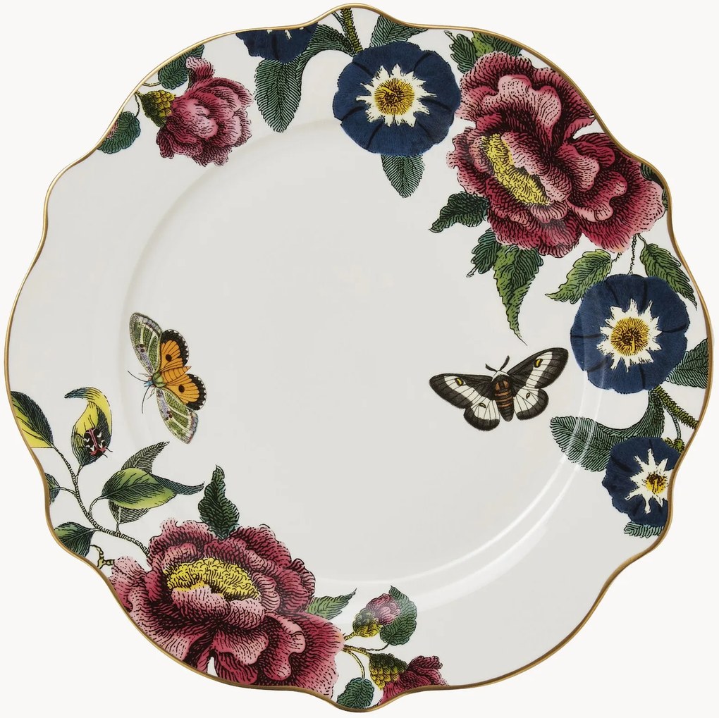 Sada mělkých talířů z jemného porcelánu Creatures of Curiosity, 4 díly