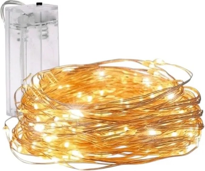 Vánoční světelný řetěz 20 LED, teplá bílá
