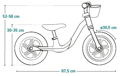 Lionelo - Odrážedlo ALEX PLUS béžová