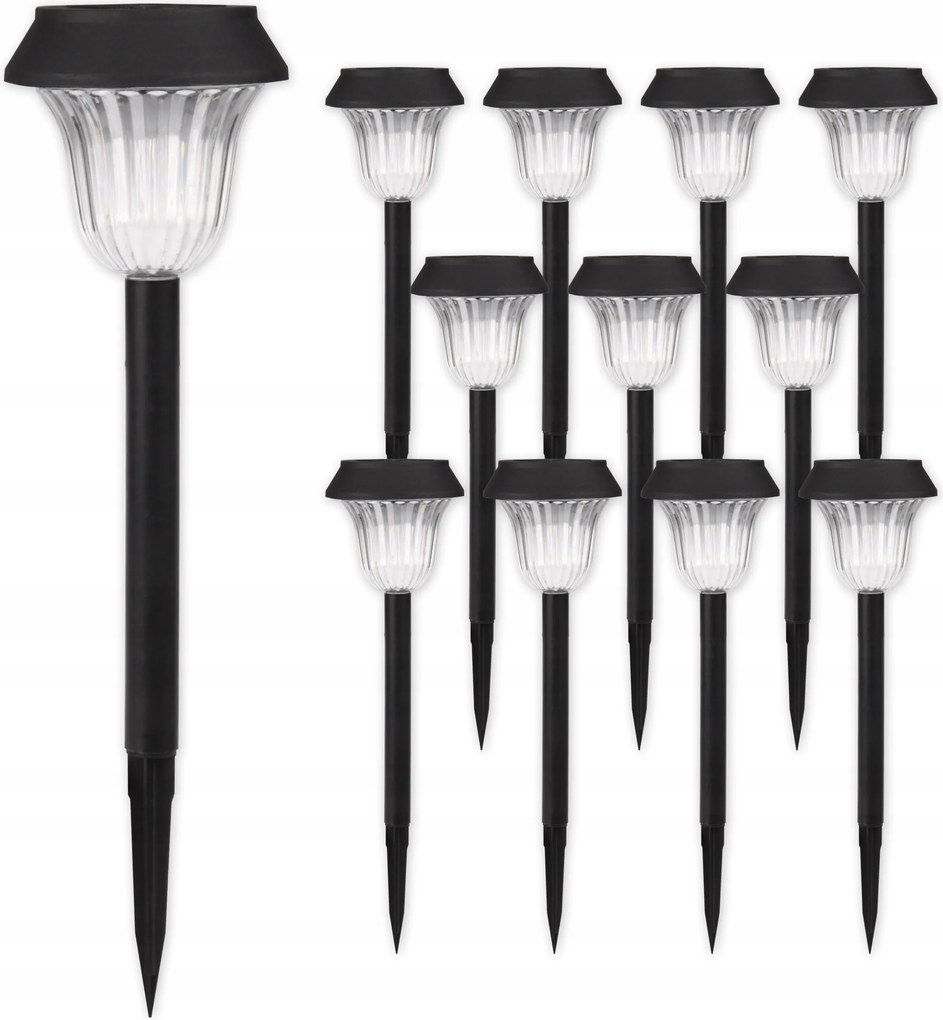 12 x Solární lampa Led Zapichovací senzor soumraku