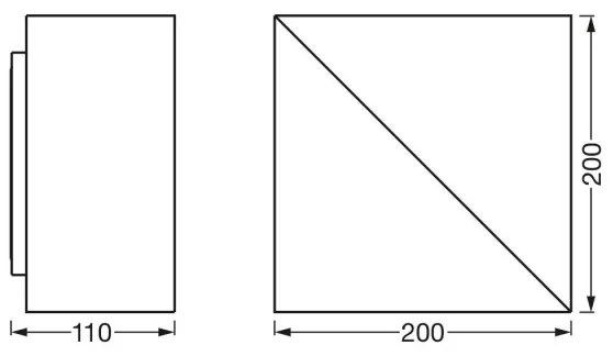 Ledvance - LED Stmívatelné nástěnné svítidlo SMART+ SWAN LED/23W/230V Wi-Fi
