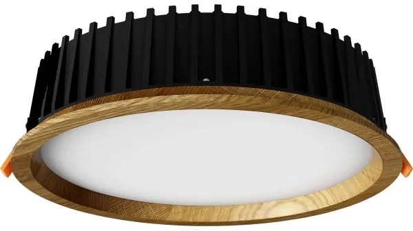 APLED - LED Podhledové RONDO WOODLINE LED/18W/230V 4000K pr. 26 cm dub masiv