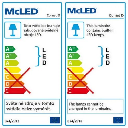 LED svítidlo McLED COMET D1200 50W 4000K neutrální bílá IP67 ML-414.012.36.0