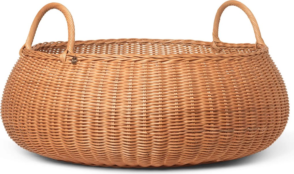 Výprodej Ferm Living designové koše na prádlo Braided Basket Low