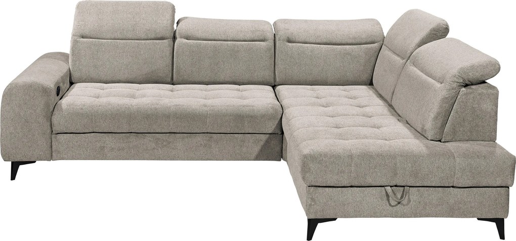XXXLutz ROHOVÁ SEDAČKA, textil, šedá MID.YOU - Sedací soupravy - 002220042305