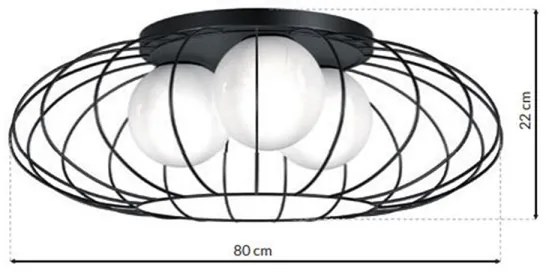 Stropní svítidlo KRONOS 3xE14/40W/230V