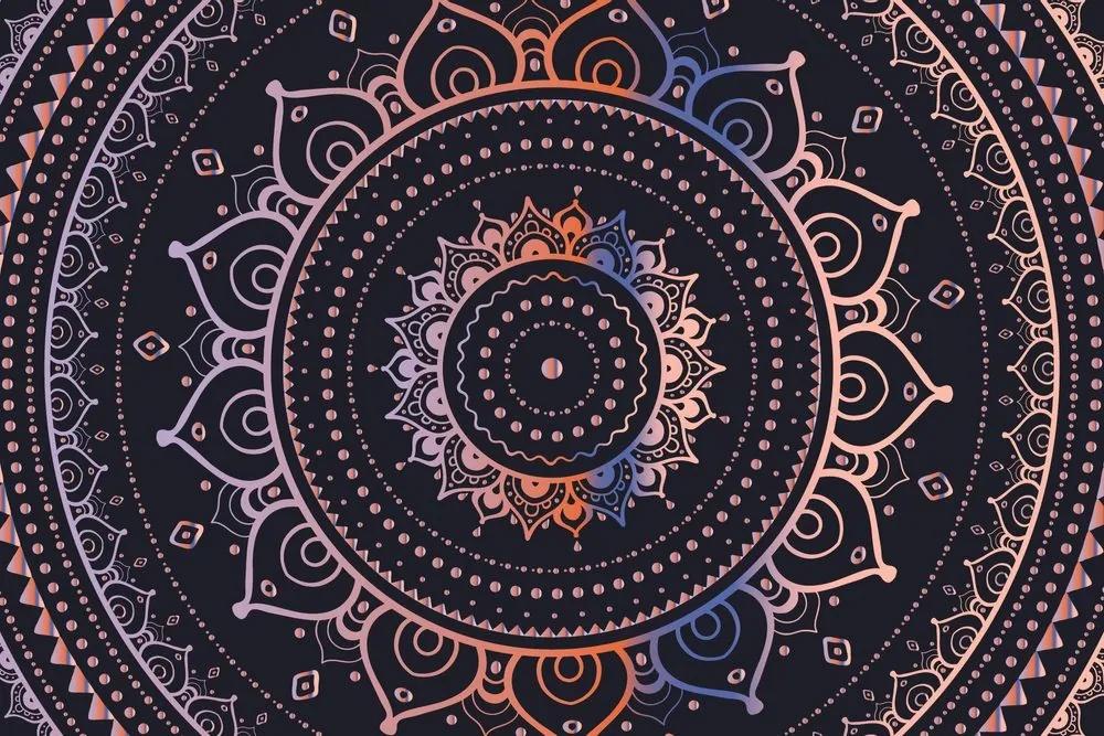 Samolepící tapeta barevná Mandala - 150x100 cm