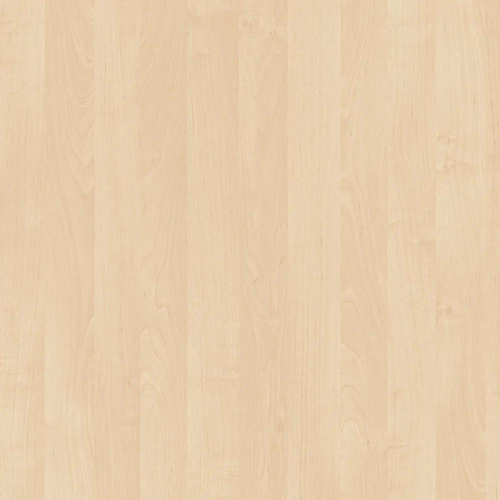 Kovová zásuvková kartotéka PRIMO s dřevěnými čely A4, 5 zásuvek, bílá/bříza