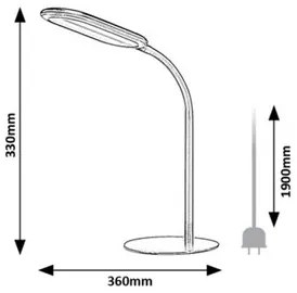 Rabalux ADELMO LED stolní lampa 74007