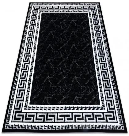 Dywany Luszczow Kusový koberec GLOSS 2813 87, rám, řecký černý / šedá Rozměr koberce: 240 x 330 cm