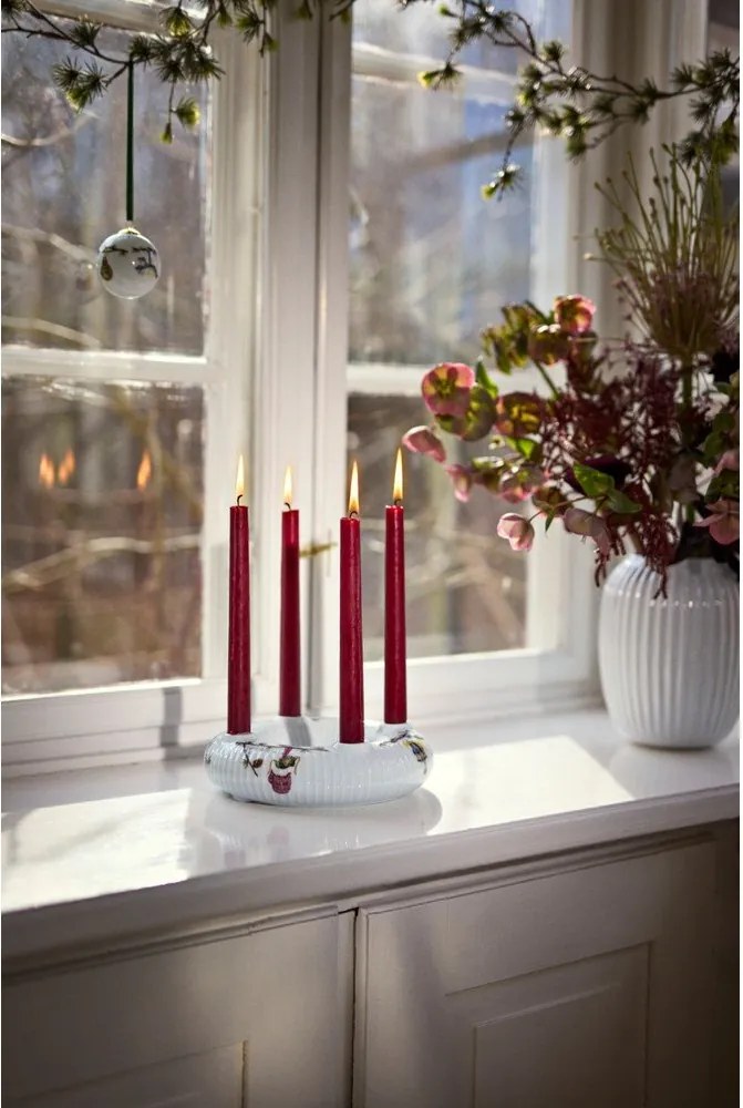 Porcelánový adventní svícen s vánočním motivem Hammershøi Christmas – Kähler Design