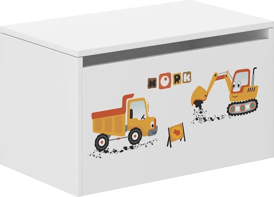 Wooden Toys KONTEJNER NA HRAČKY – STAVEBNÍ NÁŘADÍ