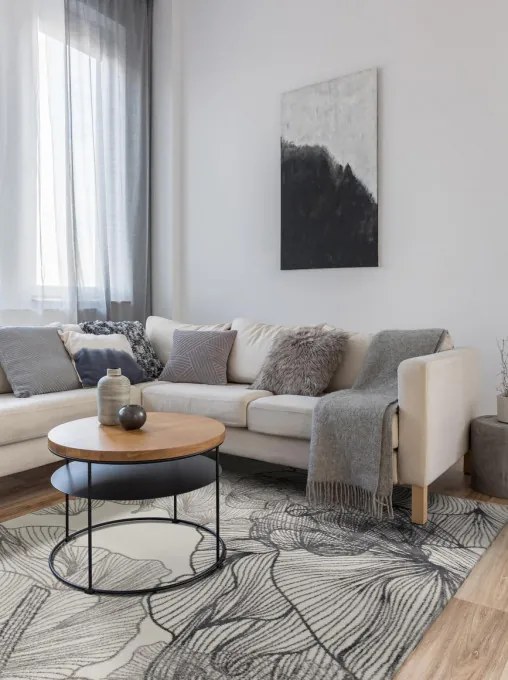 Koberec Agnella Lush Skraut Perla - béž