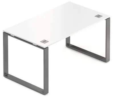 Stůl Creator 140 x 80 cm, grafitová podnož, 2 nohy