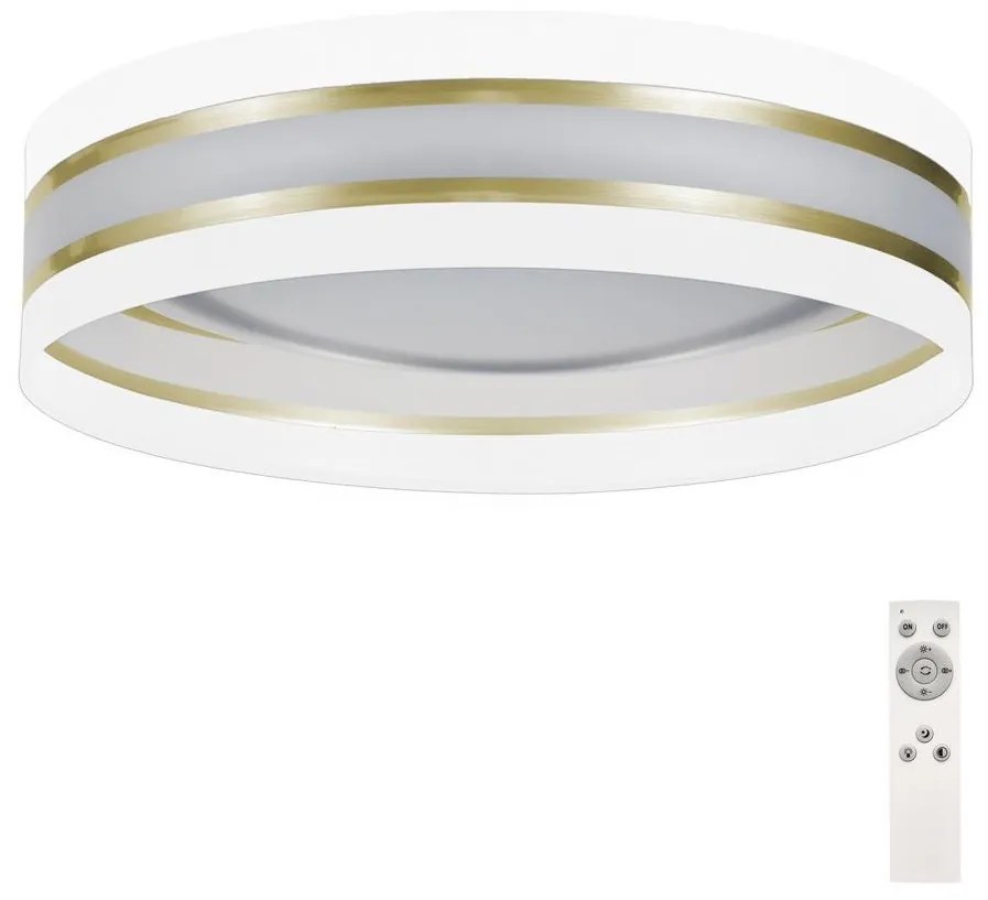 Belis LED Stmívatelné stropní svítidlo SMART CORAL GOLD LED/24W/230V bílá/zlatá + DO BE0520