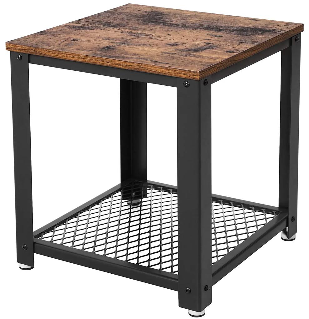 Konferenční stolek Houseland Benton hnědý/černý