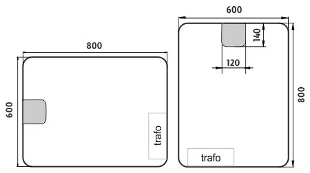 Nimco LED zrcadlo 600x800 - ZP 20002