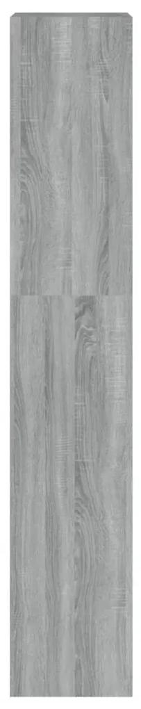 Knihovna / dělicí stěna šedá sonoma 40 x 30 x 166 cm - Default Title