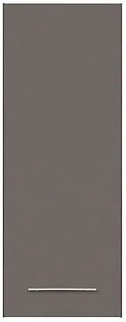 Závěsná skříňka Grey 1 - ořech columbia / šedý wolfram, LTD, ořech columbia / šedý wolfram, 46x121x34 cm