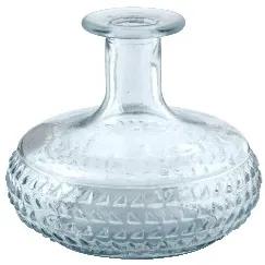 San Miguel VIDRIOS SAN MIGUEL !RECYCLED GLASS! Váza z recyklovaného skla "DIAMOND", 12 cm čirá