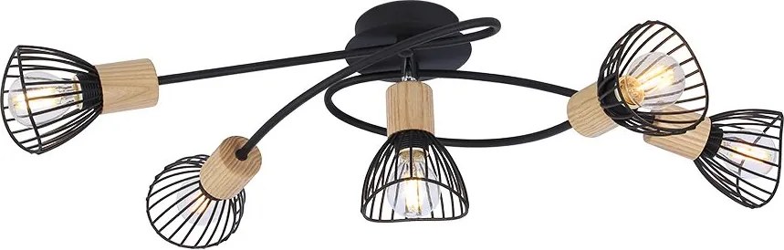 PONY Stropní svítidlo, 5 × 25 W, E14