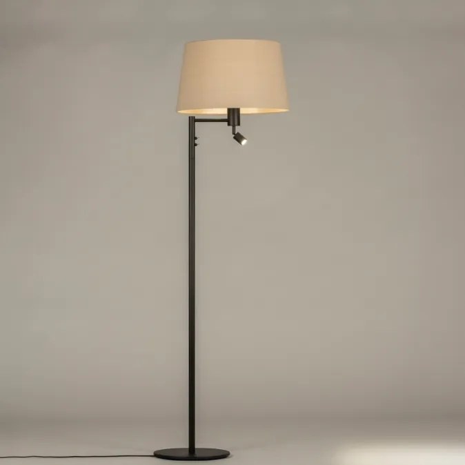 Stojací designová béžová lampa La Scale Crema Nuo and Black